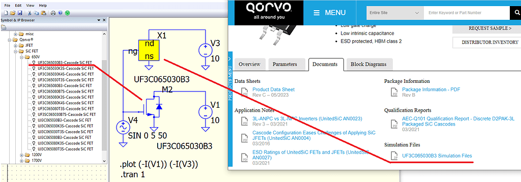 Which models are correct? - QSPICE - Qorvo Tech Forum