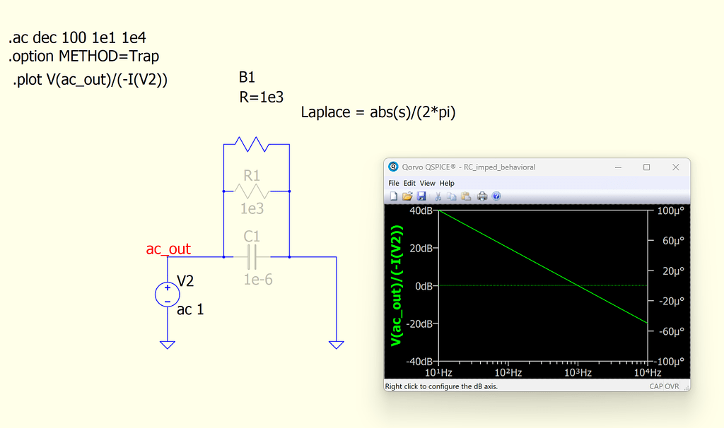Behavioral Resistor Laplace Expression - QSPICE - Qorvo Tech Forum