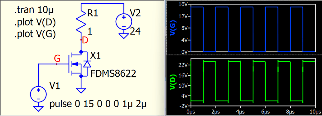 MOSFET transistor simulation - QSPICE - Qorvo Tech Forum