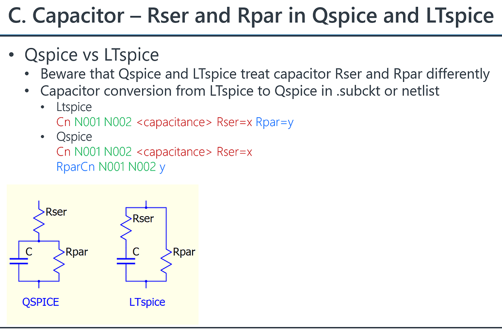 Simulation result difference between LT1009 LTSpice and QSpice Model ...