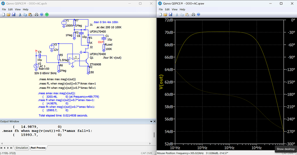 QSPICE Forum Schematic Capture "High-Voltage Amplifier for Beginners" - QSPICE - Qorvo Tech Forum