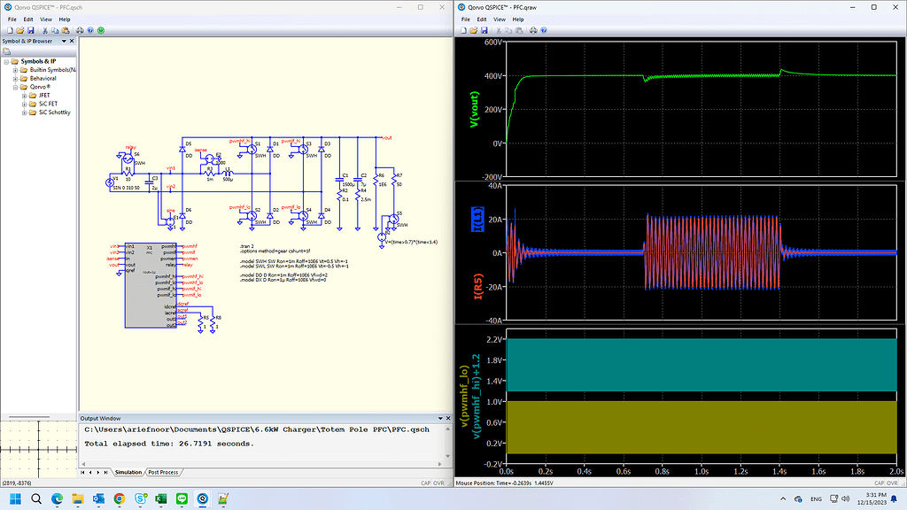 Speed showdown of Qspice for complex power supply simulation - QSPICE - Qorvo Tech Forum
