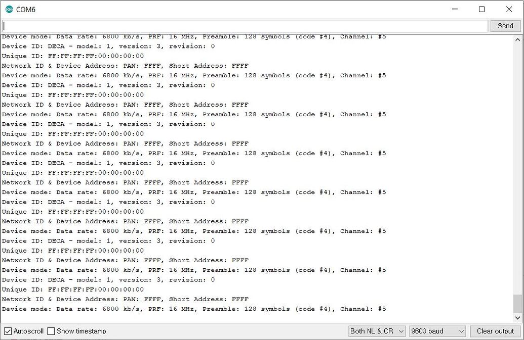 Dwm1000 with arduino problem - Ultra-Wideband - Qorvo Tech Forum