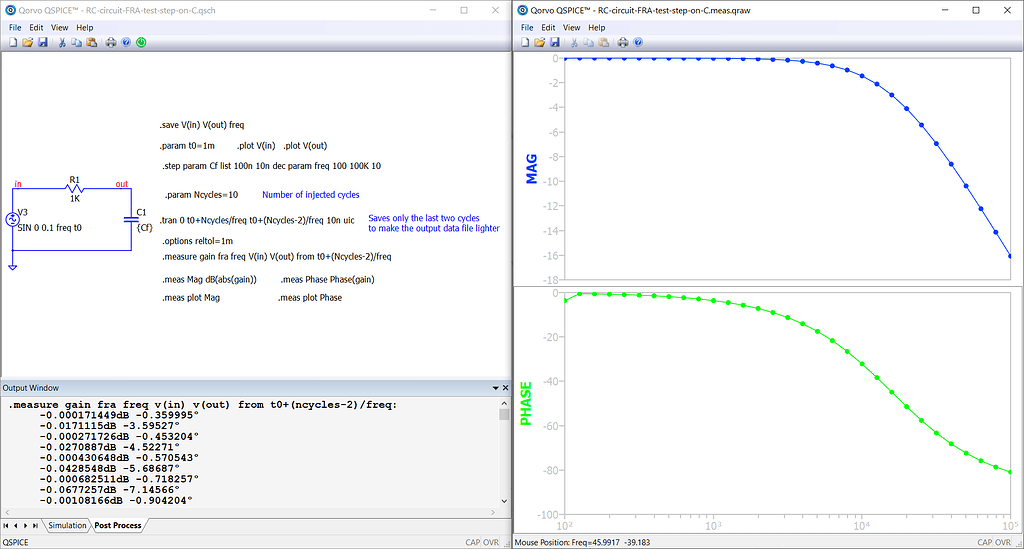 Step analysis on FRA analysis - QSPICE - Qorvo Tech Forum