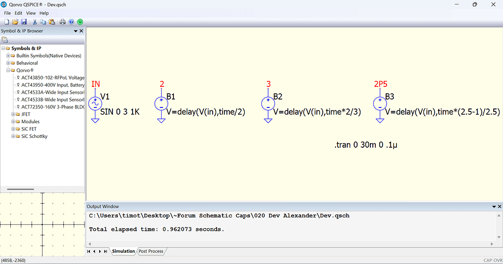 QSPICE Forum Schematic Capture "An Analog Frequency Divider " - QSPICE - Qorvo Tech Forum