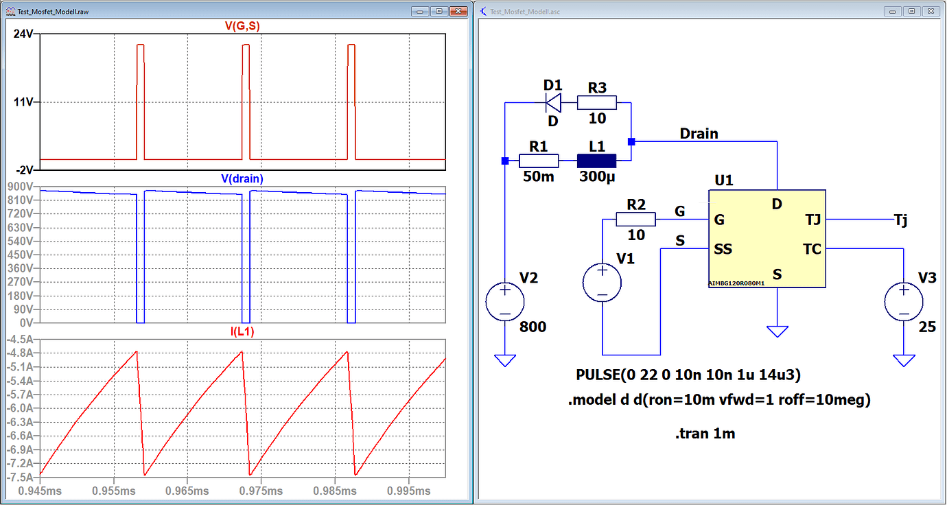 Infineon MOSFET model not running in QSpice but in LTSpice - QSPICE ...