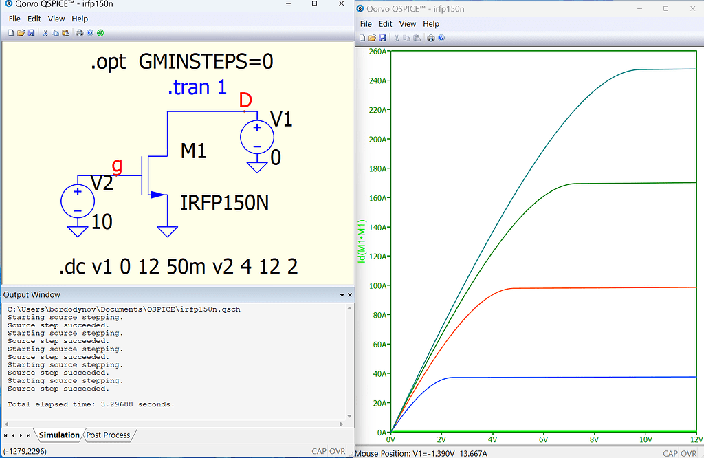 Difficulties with DC calculation of a simple circuit - QSPICE - Qorvo Tech Forum