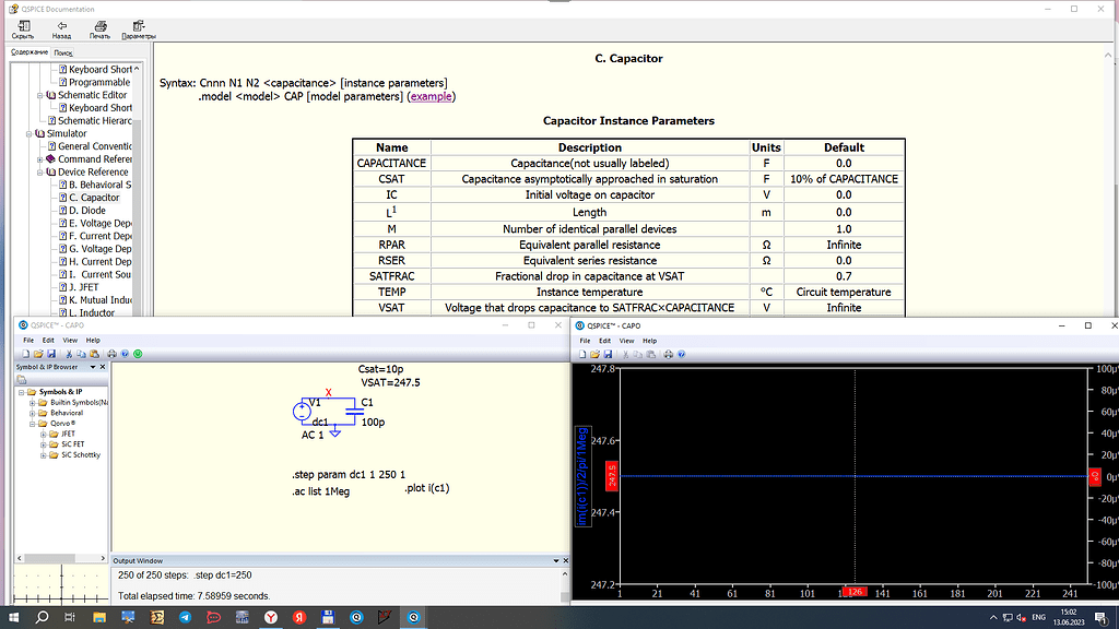 Stubborn model of a nonlinear capacitor - QSPICE - Qorvo Tech Forum