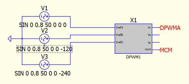 Discontinuous PWM ( 60-degree Clamp PWM Technique) - QSPICE - Qorvo Tech Forum