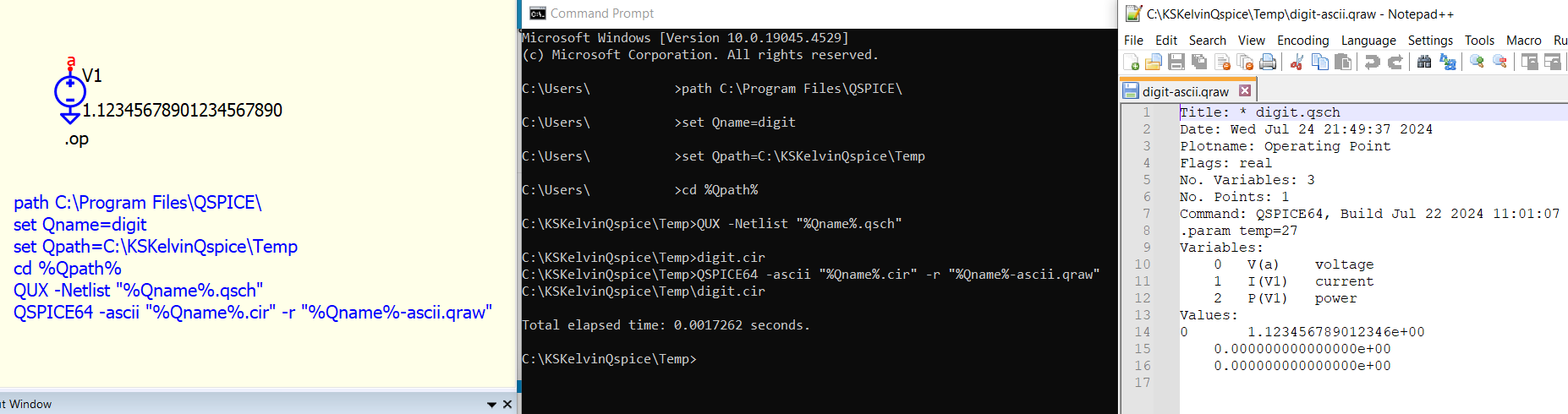 Display More Digits In Operating Point Analysis Qspice Qorvo Tech Forum 